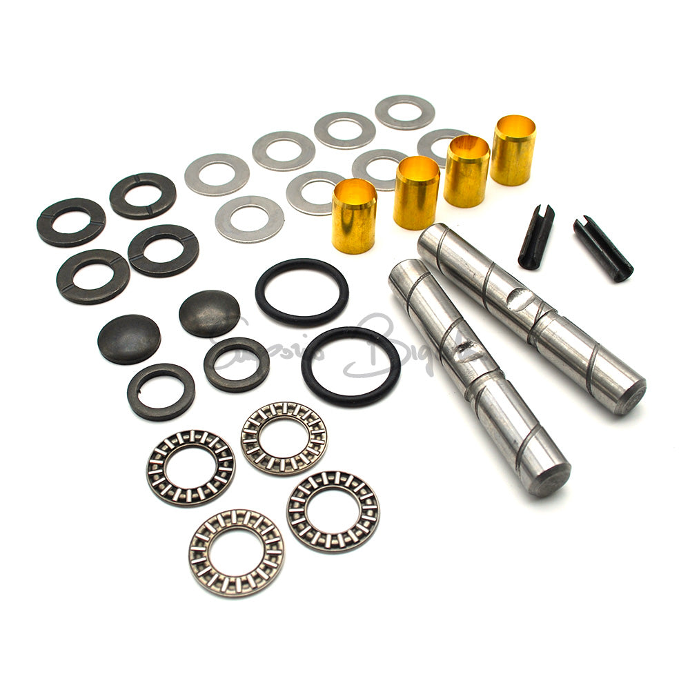 Kit revisione perni fusi fuselli con boccole e cuscinetti | Fiat 500 N ...